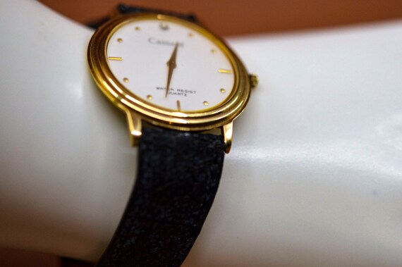 Cassant , gold tone with white dial, vintage, quartz … - Gem