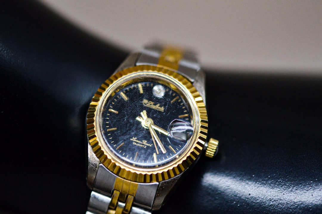 Dufonte, Two Tone, Silver and Gold Tone, Womens, Quartz Wrist Watch - Etsy