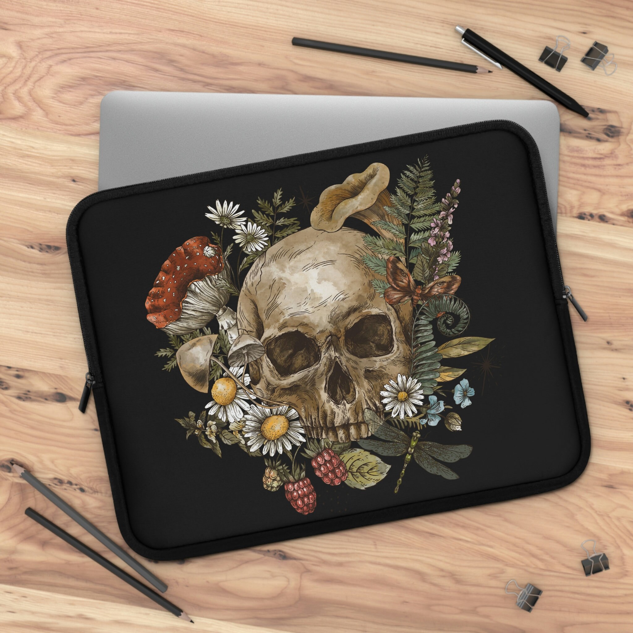 Goth Laptop Sleeve Witchcraft Laptop Case Cottagecore Laptop - Etsy