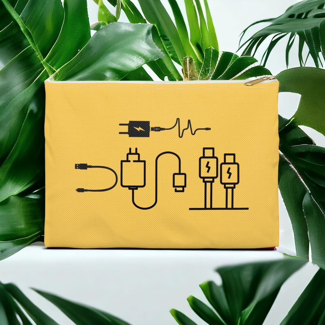 Charger Case Charger Pouch Cords Bag Travel Cord Storage Pouch Travel ...