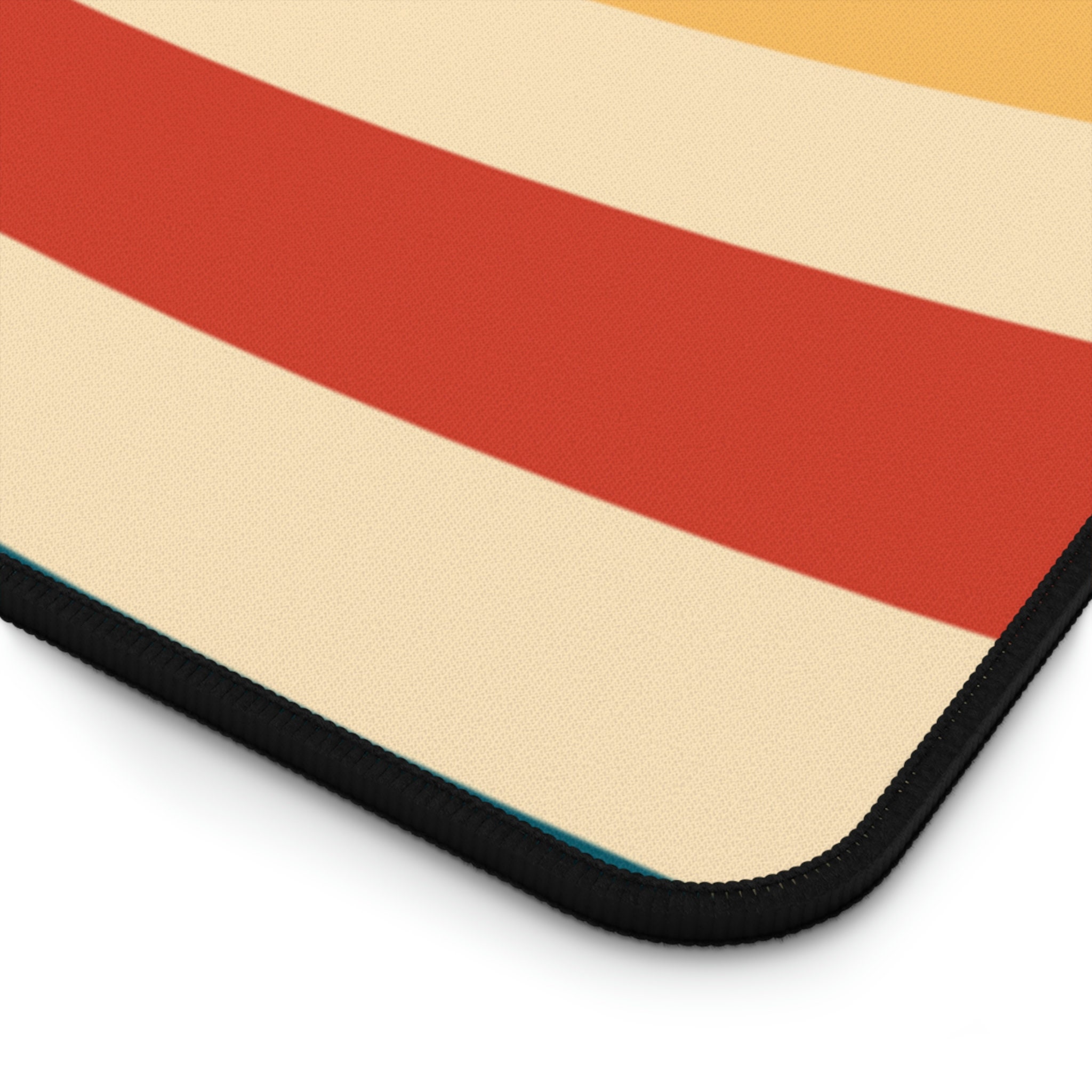 Wavy Retro Deskmat Retro Boho Desk Mat, 70s Retro Desk Pad, Cute ...