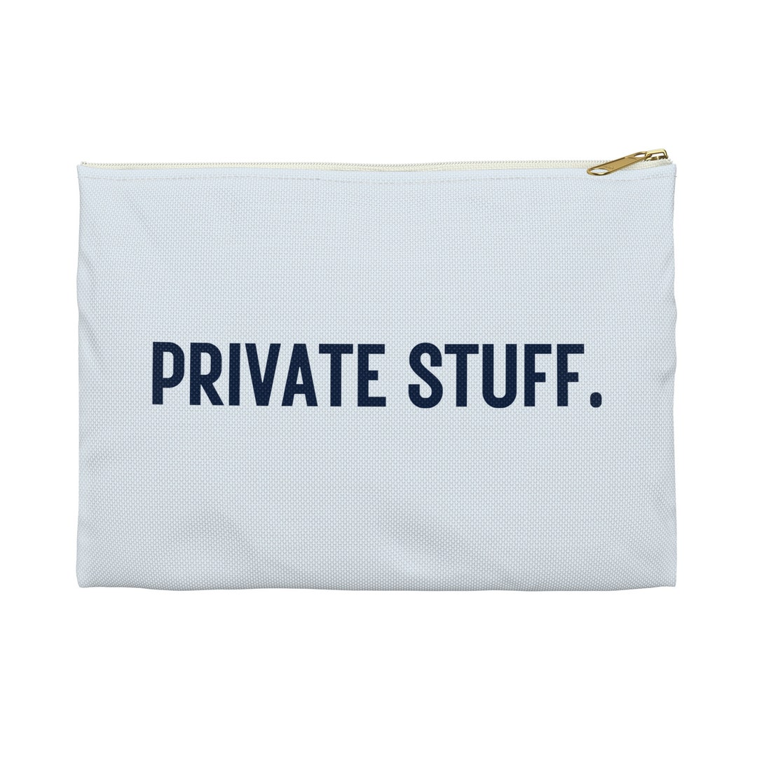 Private Stuff Custom Pouch, Period Pouch, Travel Bag, Travel Pouch ...