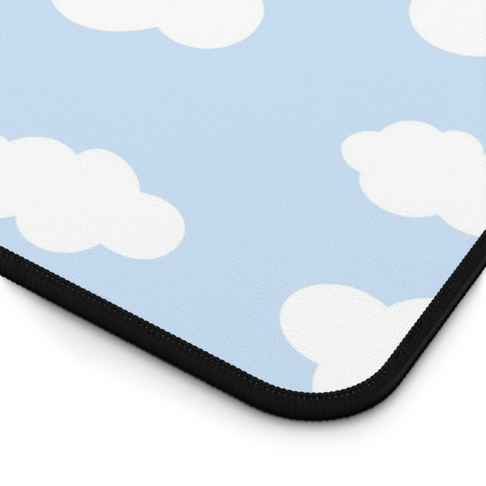 Blue Clouds and Sky Desk Mat, Blue Desk Mat, Aesthetic Desk Accessory ...