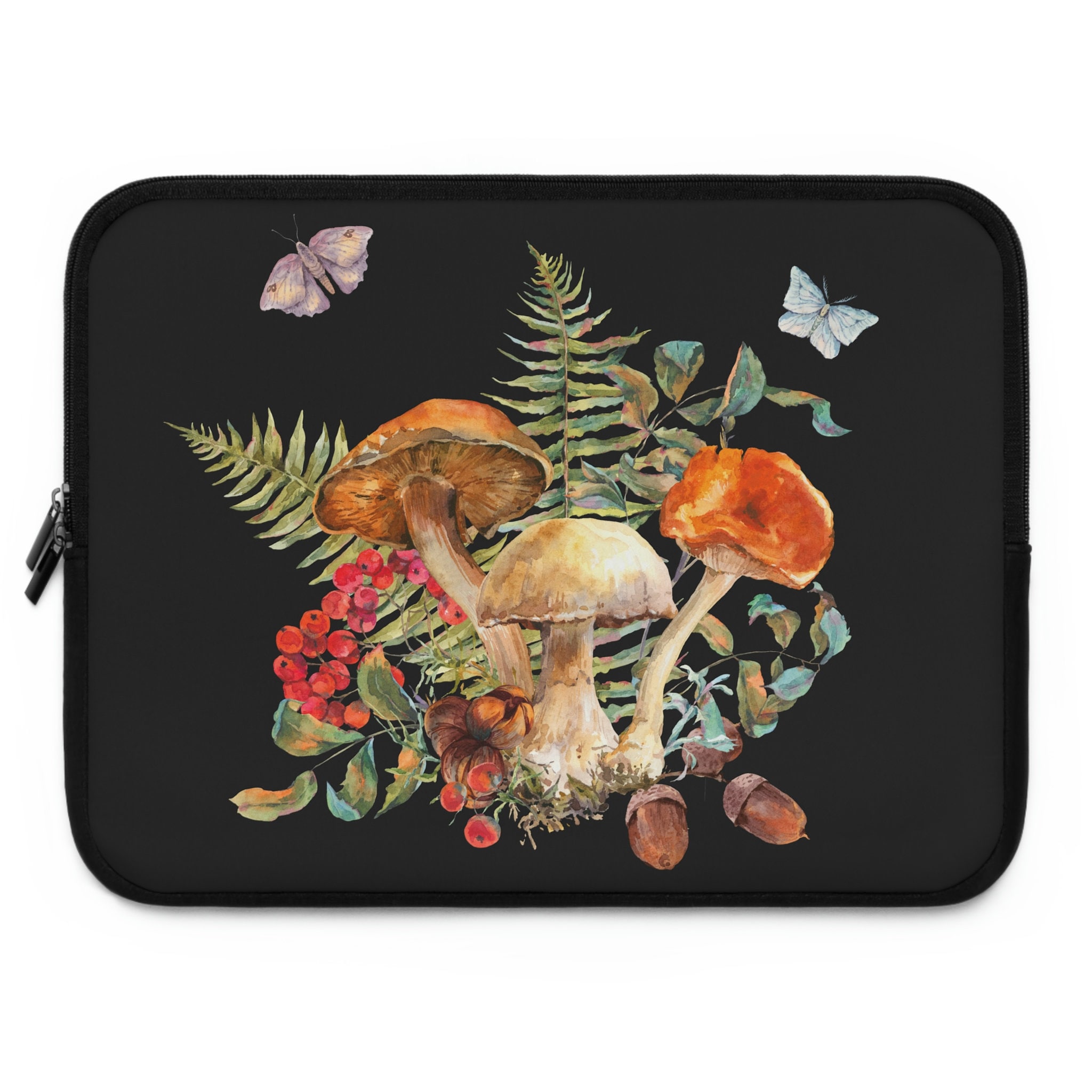 Mushroom Laptop Sleeve Cottagecore Laptop Case Boho Laptop - Etsy