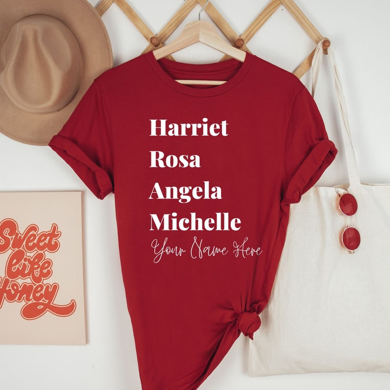 Harriet Rosa Angela Michelle Custom Shirt Black History - Etsy