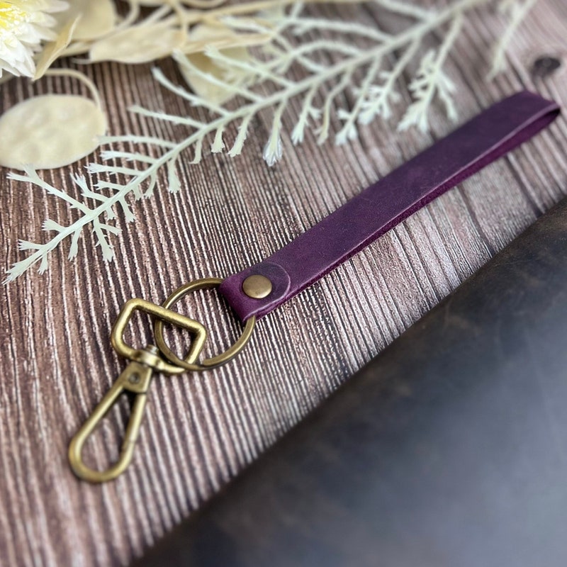 Leather Key Strap - Etsy
