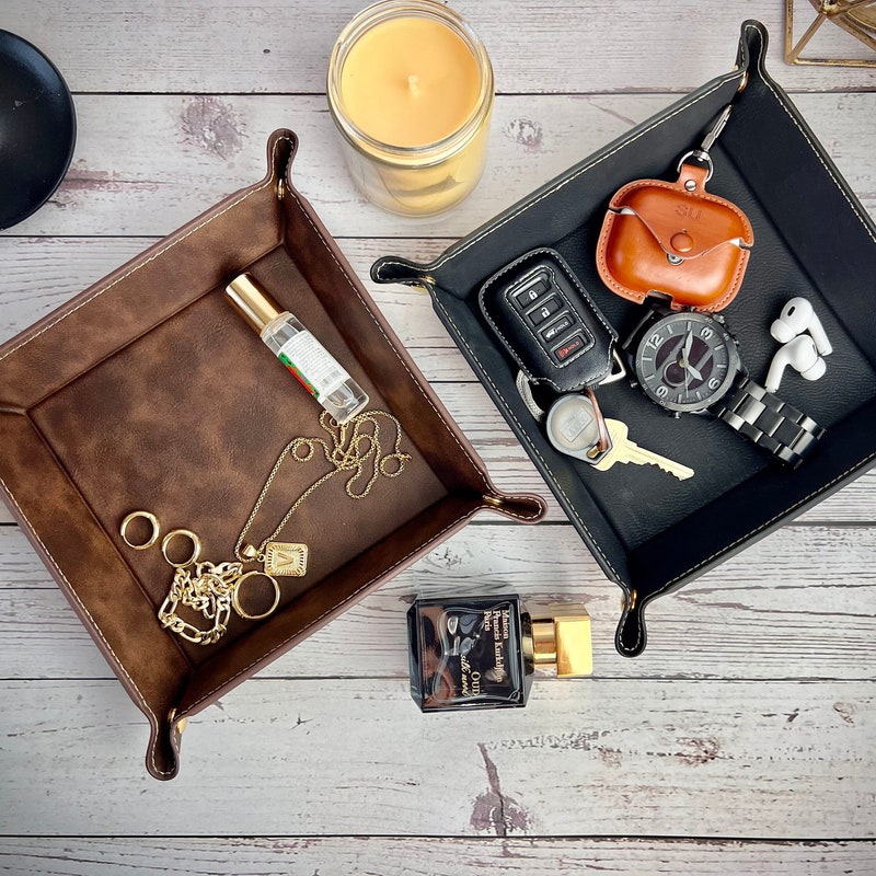 Leather Coffee Table Tray - Etsy