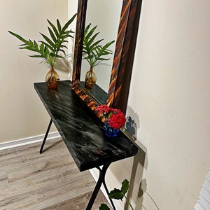 Stylish Copper Vanity Mirror - Custom Frame for Bathroom or Office ...