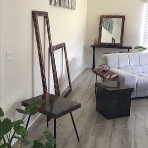 Stylish Copper Vanity Mirror - Custom Frame for Bathroom or Office ...