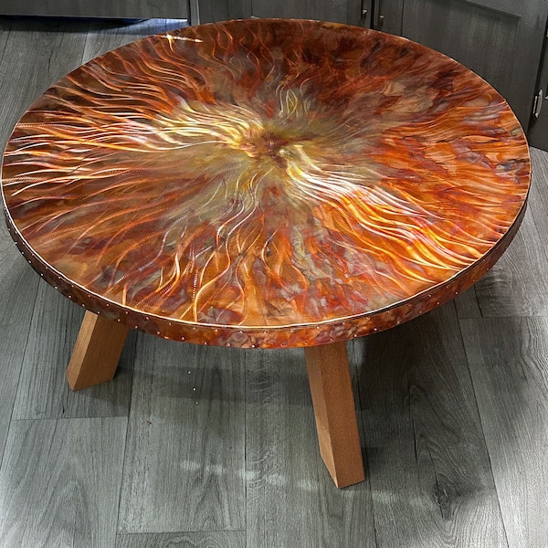 Copper Top Table - Etsy