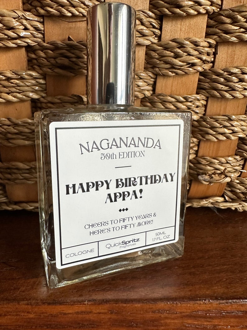 Custom Labeled Cologne Personalized Cologne Birthday - Etsy