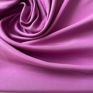Branded Natural Silk in Lilac Color. Matte Fabric With a Subtle Sheen ...