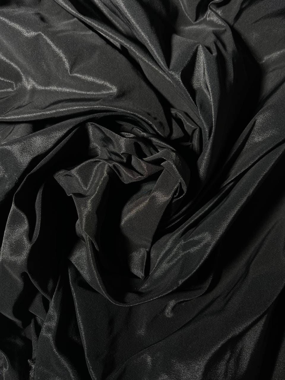 Stiff, Shiny Fabric. Polyester Taffeta for Sewing. Malleable Material ...