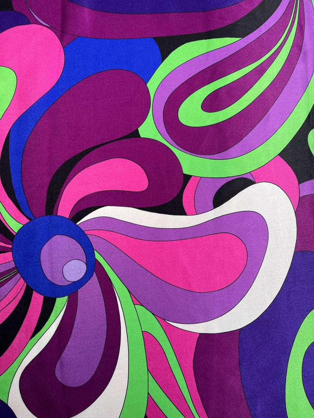 Light Italian Silk With an Abstract Pattern. Rich Fabric With a Pearly ...