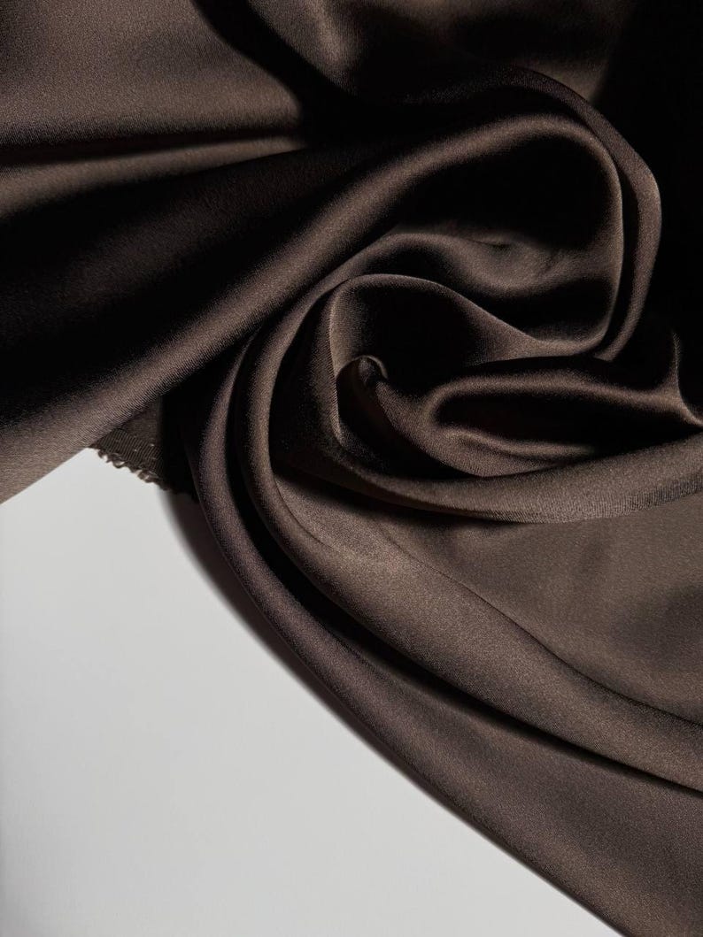 Heavyweight Fabric With an Elegant Sheen. Natural Sewing Material. Soft ...