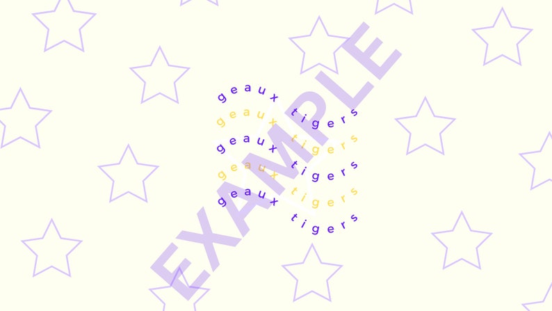 Geaux Tigers Desktop Wallpaper - Etsy