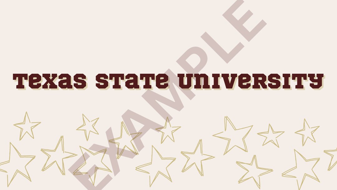 Texas State University Desktop Wallpaper - Etsy