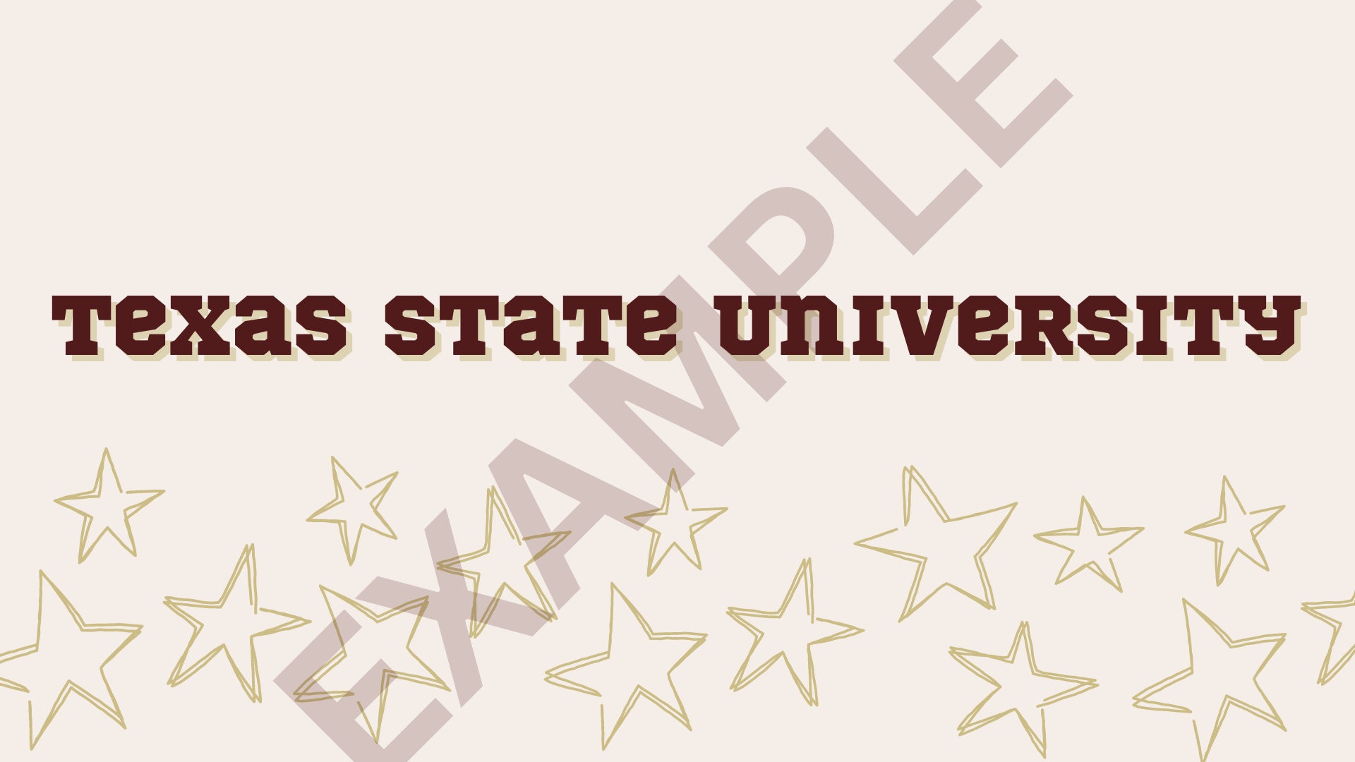 Texas State University Desktop Wallpaper - Etsy