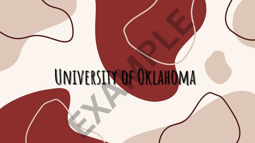 University of Oklahoma Desktop Wallpaper - Etsy