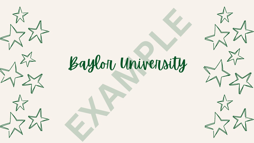 Baylor University Desktop Wallpaper - Etsy