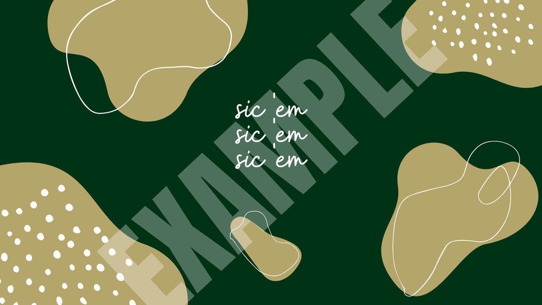 Sic 'em Desktop Wallpaper - Etsy