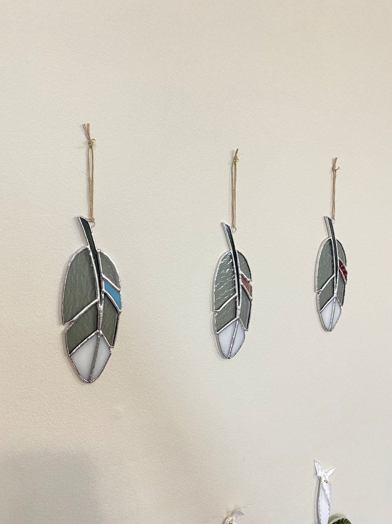 Feather PATTERN Commercial Pattern Stained Glass Pattern - Etsy