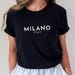 Milano Italy Shirt, Vacation in Italy, Gift for Women, Milano Trip Tee ...