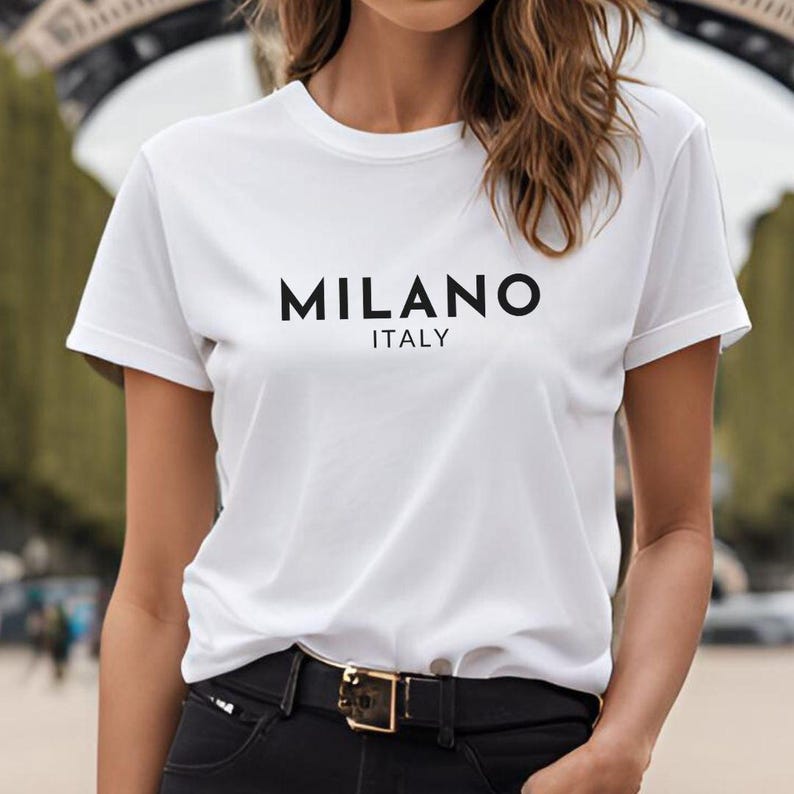 Milano Italy Shirt, Vacation in Italy, Gift for Women, Milano Trip Tee ...