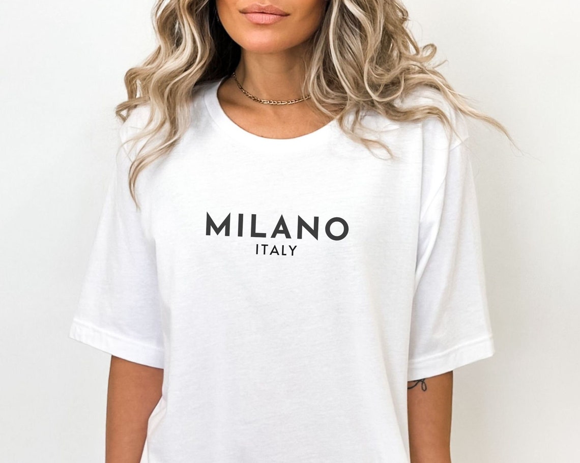 Milano Italy Shirt, Vacation in Italy, Gift for Women, Milano Trip Tee ...