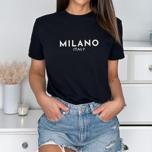 Milano Italy Shirt, Vacation in Italy, Gift for Women, Milano Trip Tee ...