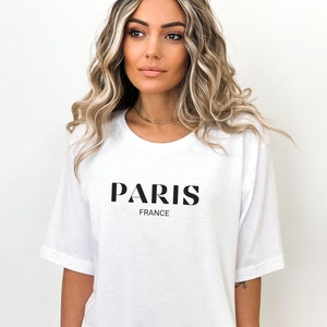 Paris France Shirt, Vacation in Paris, Gift for Travel Lover, Paris ...