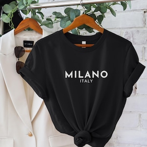 Milano Italy Shirt, Vacation in Italy, Gift for Women, Milano Trip Tee ...