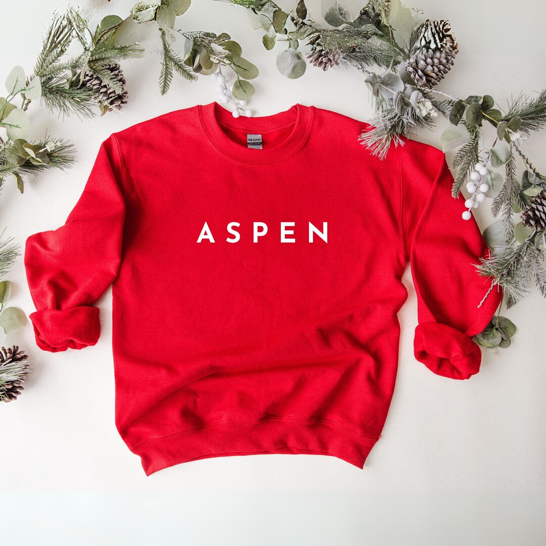 Aspen Sweatshirt, Vacation in Aspen Sweater, Christmas Gift, City ...