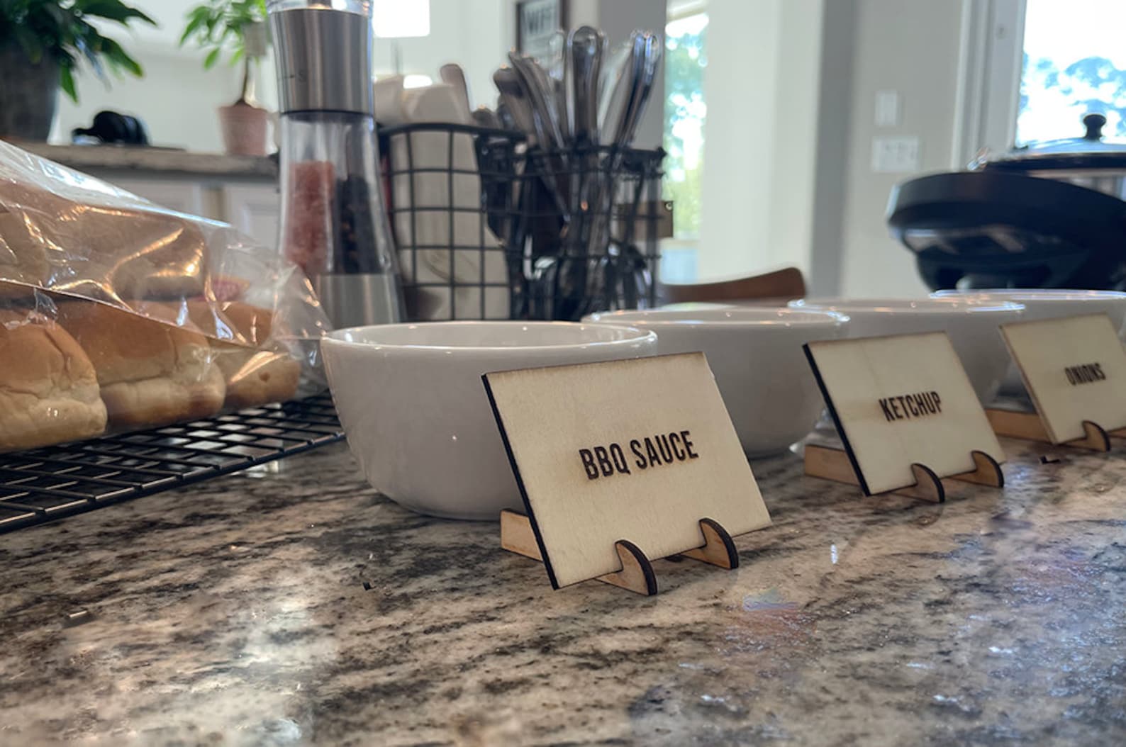 Wooden Buffet Cards, Food Labels, Food Name Sign - Etsy