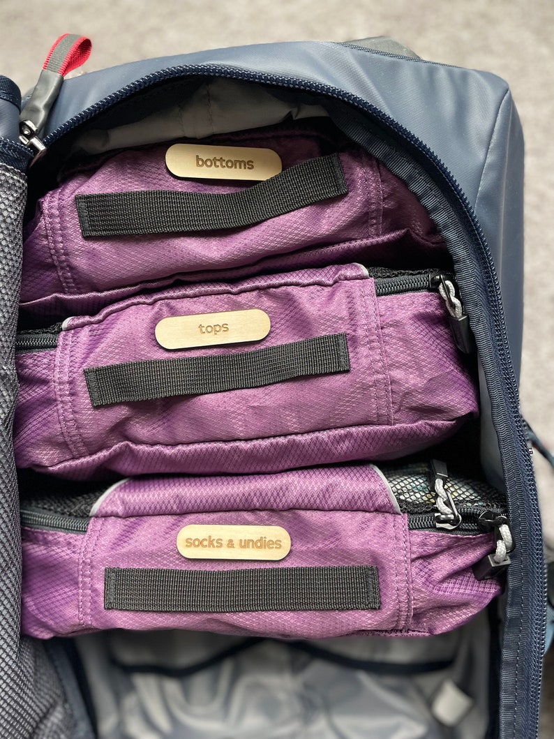 Packing Cube Magnetic Tag - Etsy