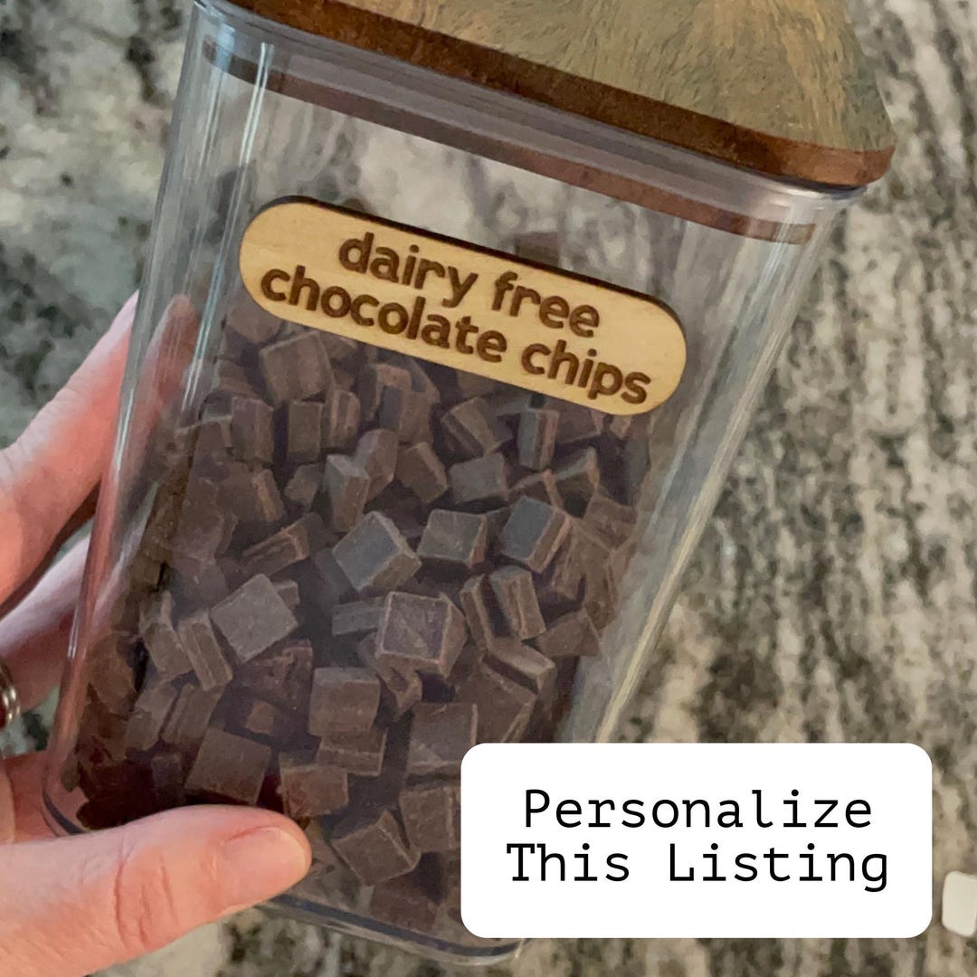 Wooden Labels for Canisters, Kitchen Storage, Food Storage, Pantry ...