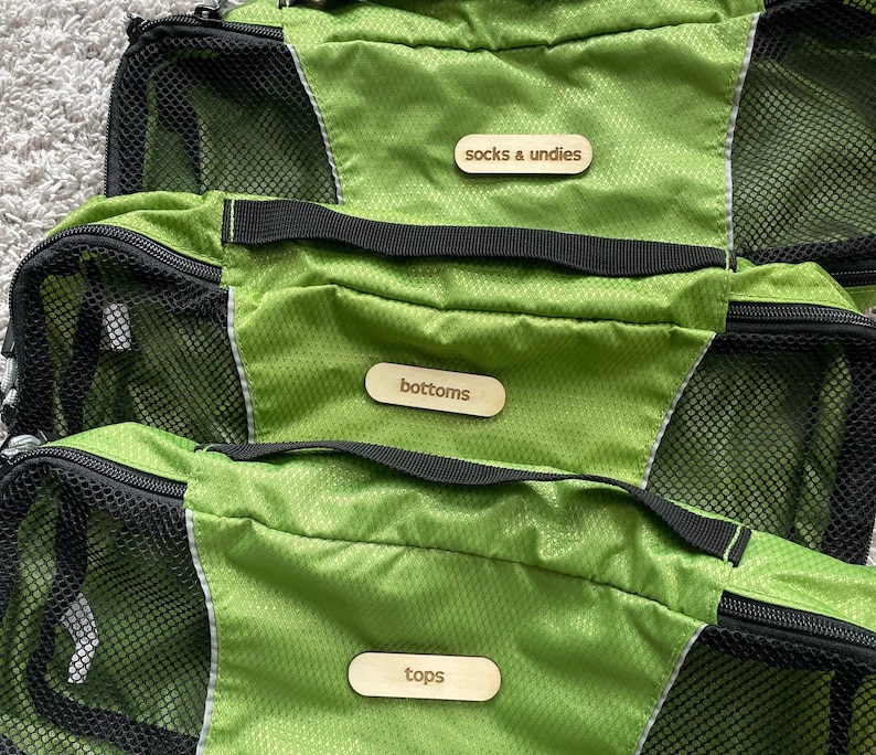 Packing Cube Magnetic Tag - Etsy