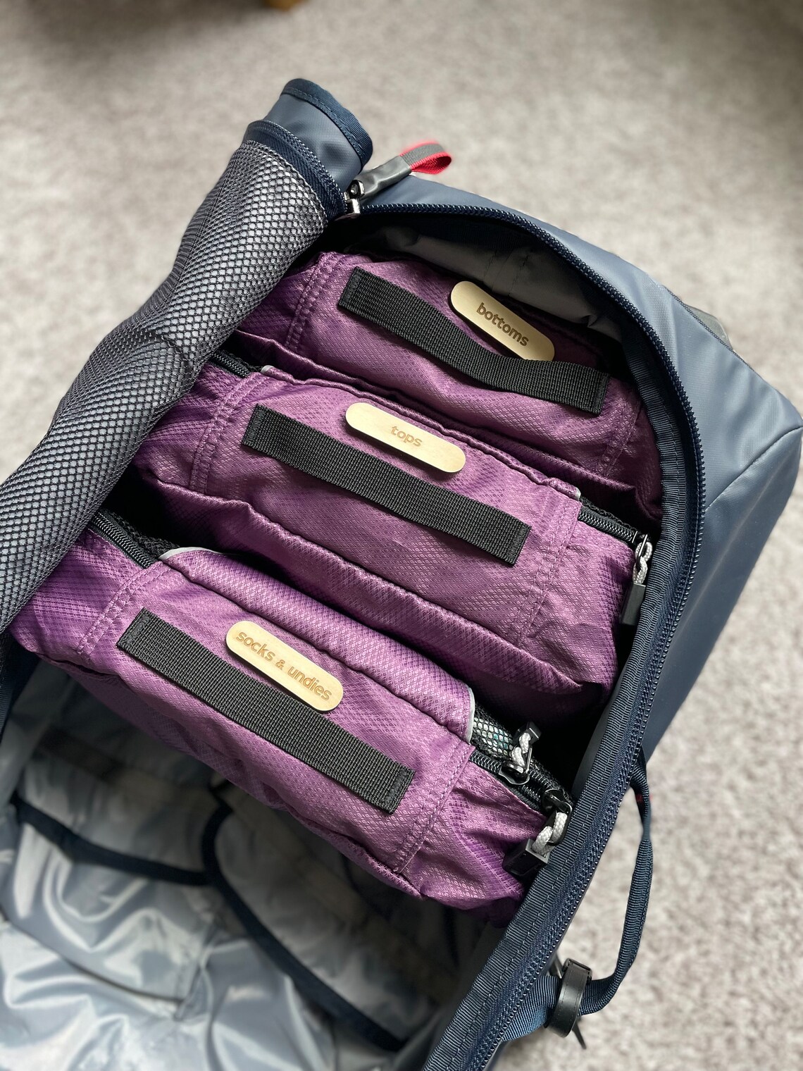 Packing Cube Magnetic Tag - Etsy