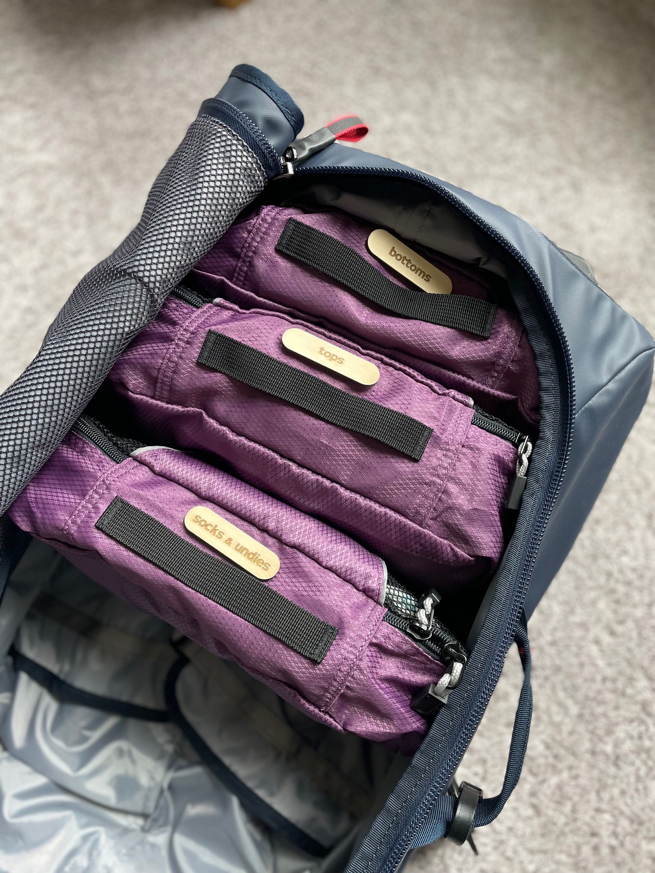 Packing Cube Magnetic Tag - Etsy