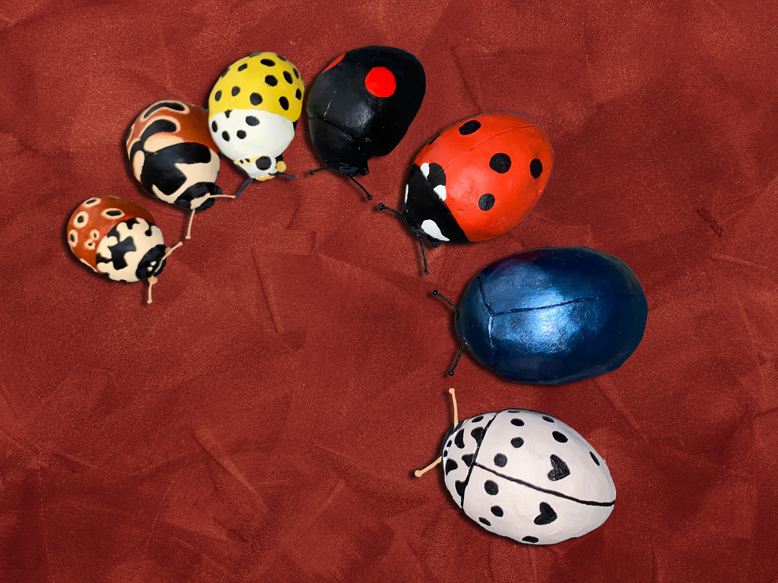 CUSTOM Ladybug Ladybird Figurine Sculpture Display - Etsy