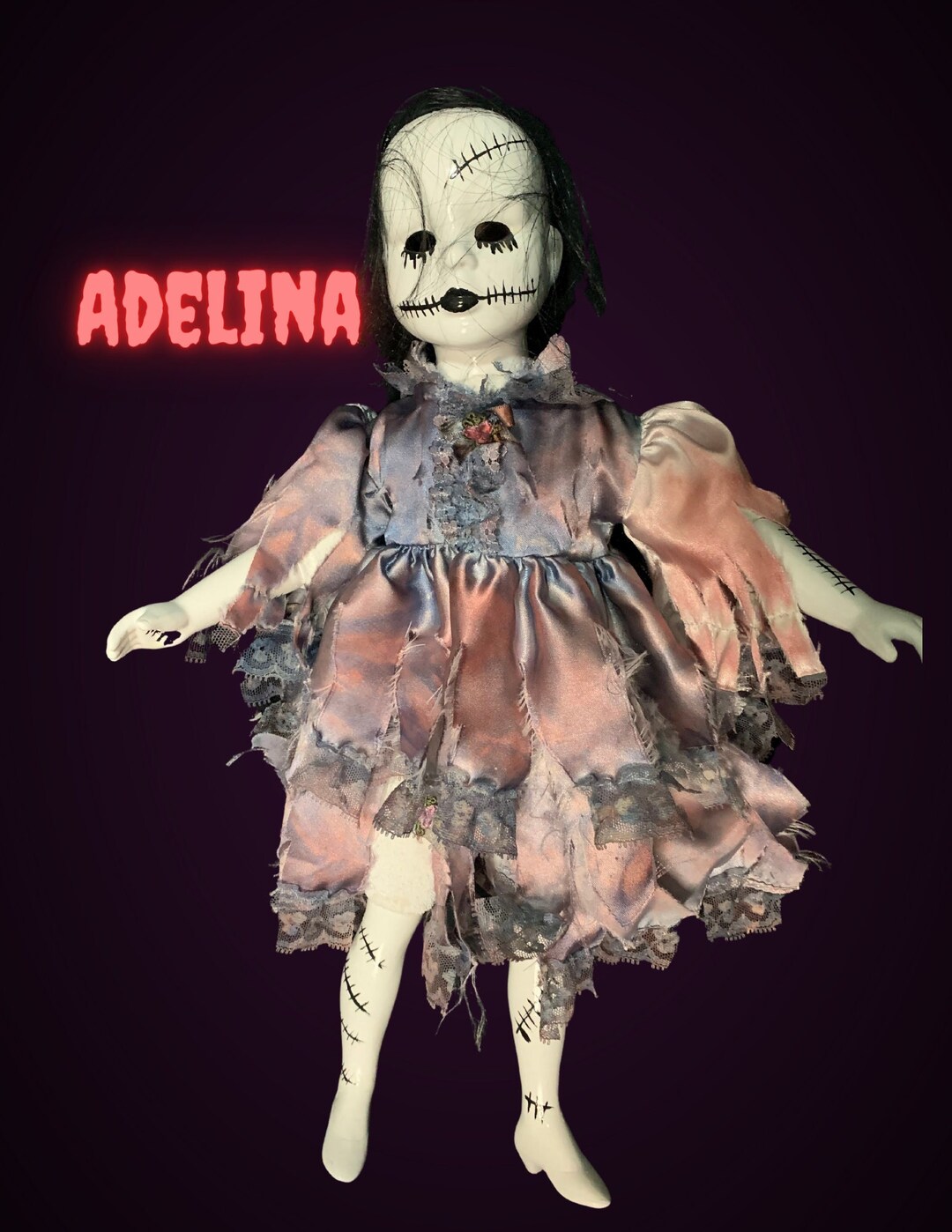 Adelina Creepy Doll - Etsy