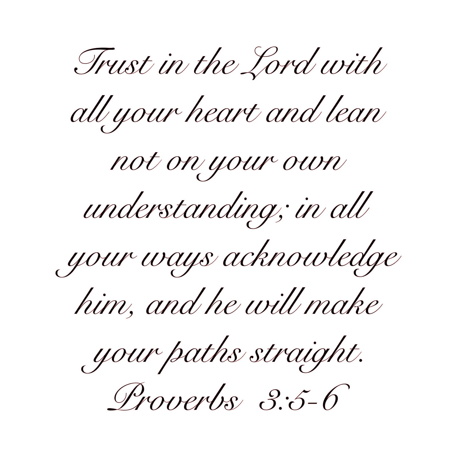 Proverbs3:5-6 Bible Verse SVG File ONLY Cricket, Glowforge, Engraving ...