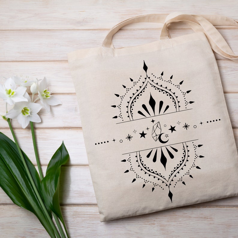 Celestial DIY Hand Embroidery PDF Pattern File, Bohemian Astrology Hand ...