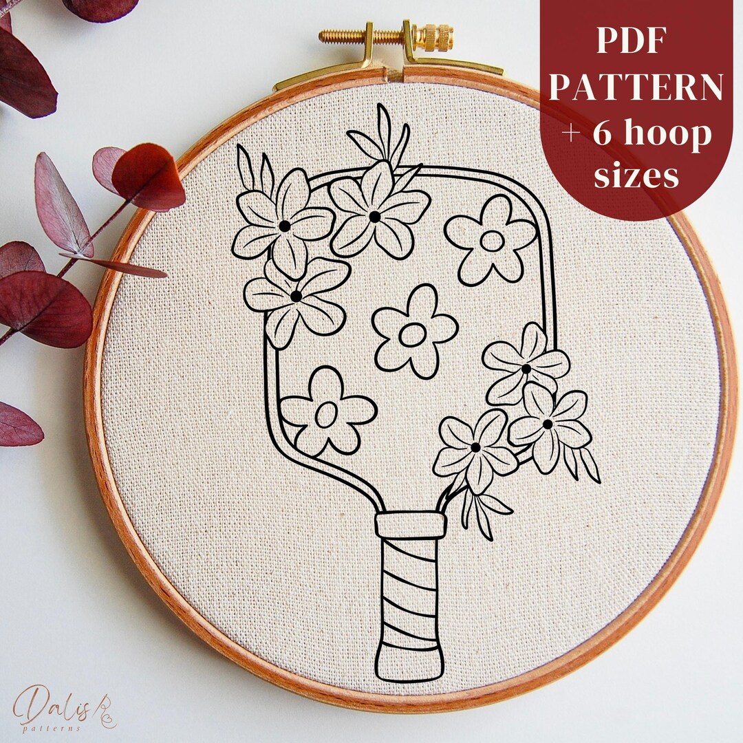 Printable Hand Embroidery Design, Digital Embroidery PDF Pattern for ...
