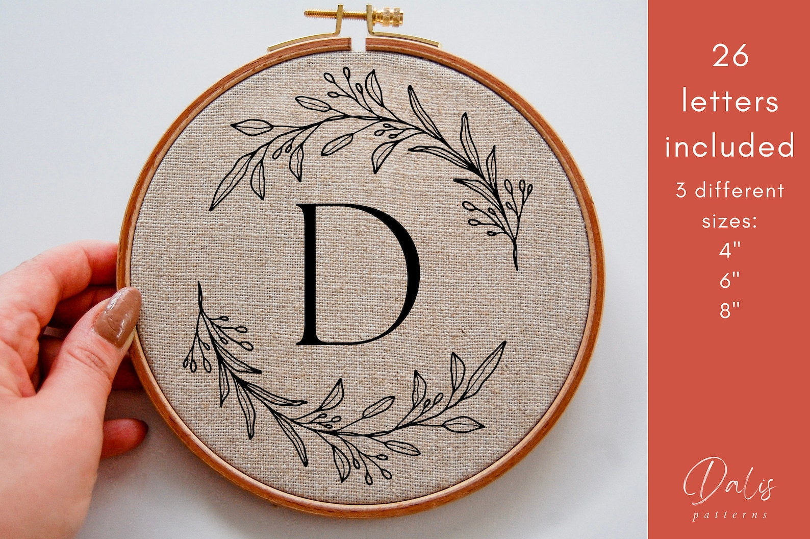 26 Letters Alphabet Embroidery PDF Pattern Bundle, DIY Embroidery ...