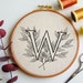 Alphabet Letters Embroidery PDF Pattern, Monogram Embroidery Design ...