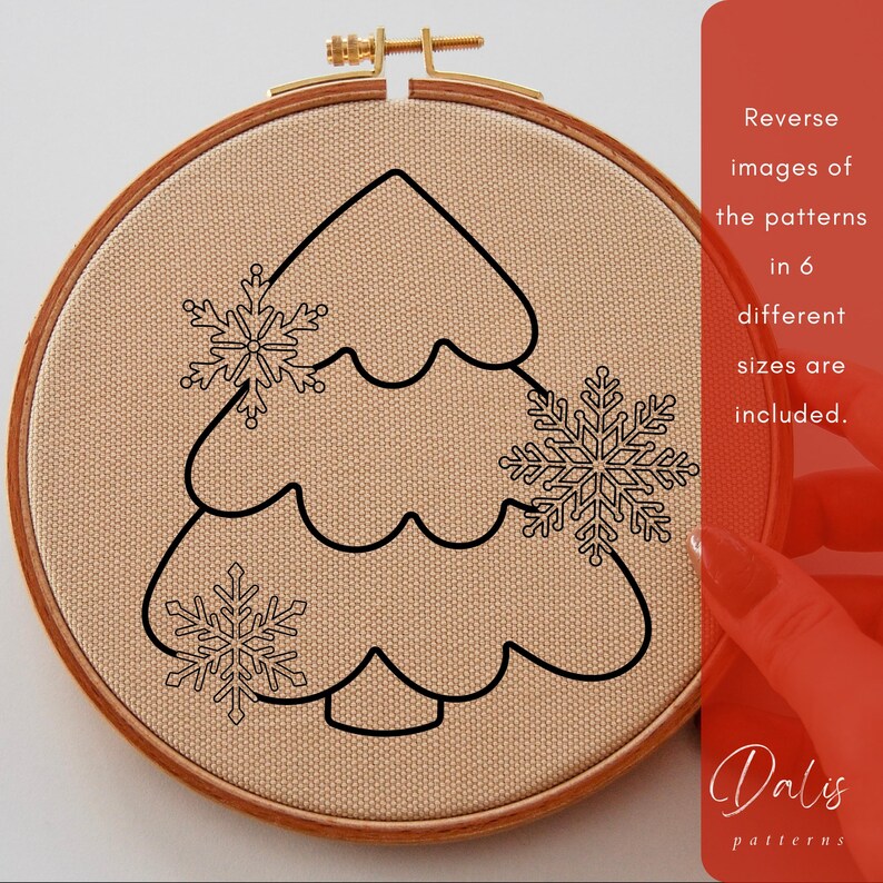 Christmas Tree Punch Needle Pattern, Digital Download Punch Needle ...