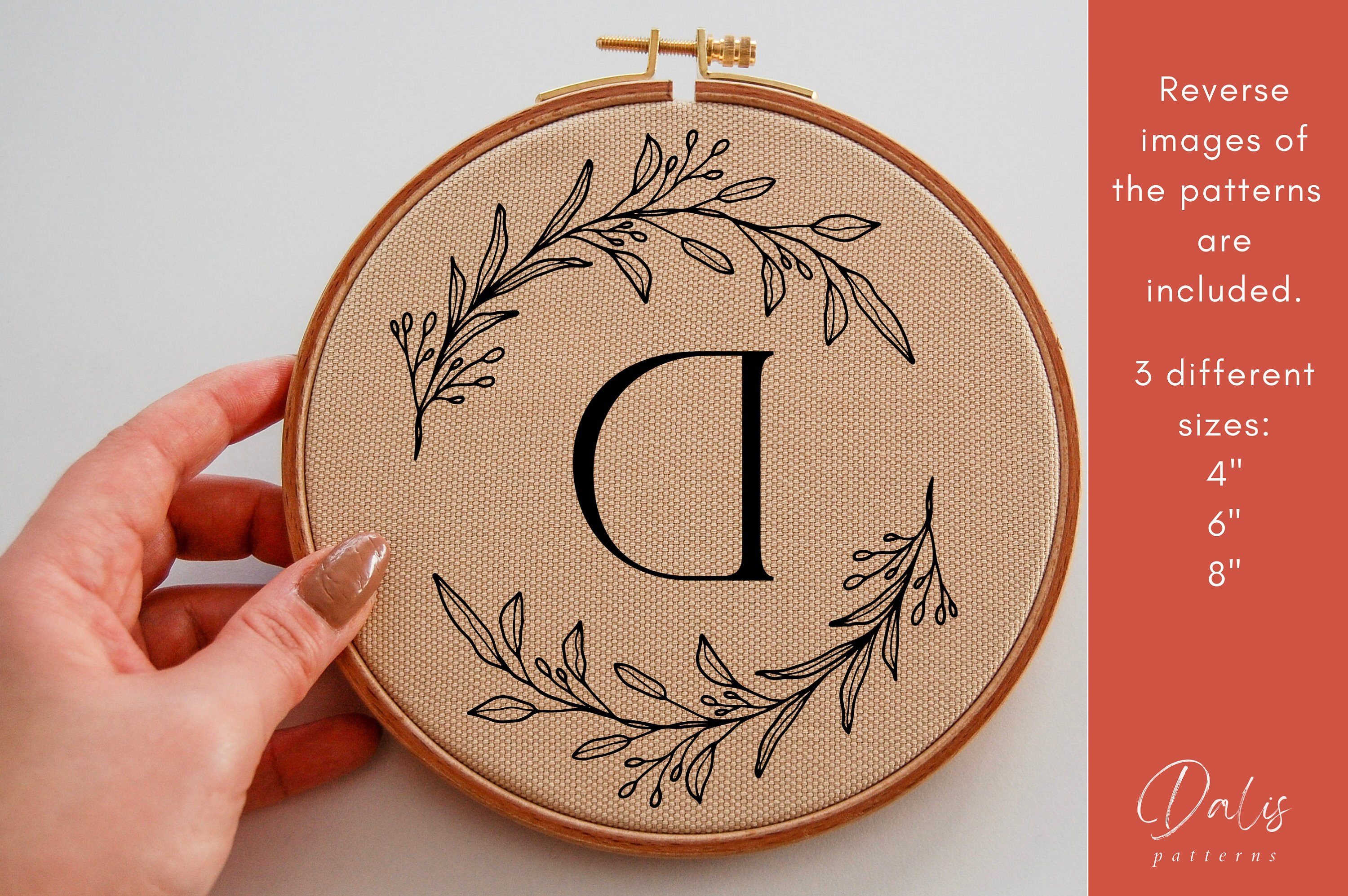 Alphabet Letters Hand Embroidery Pattern Bundle, Digital Download PDF ...