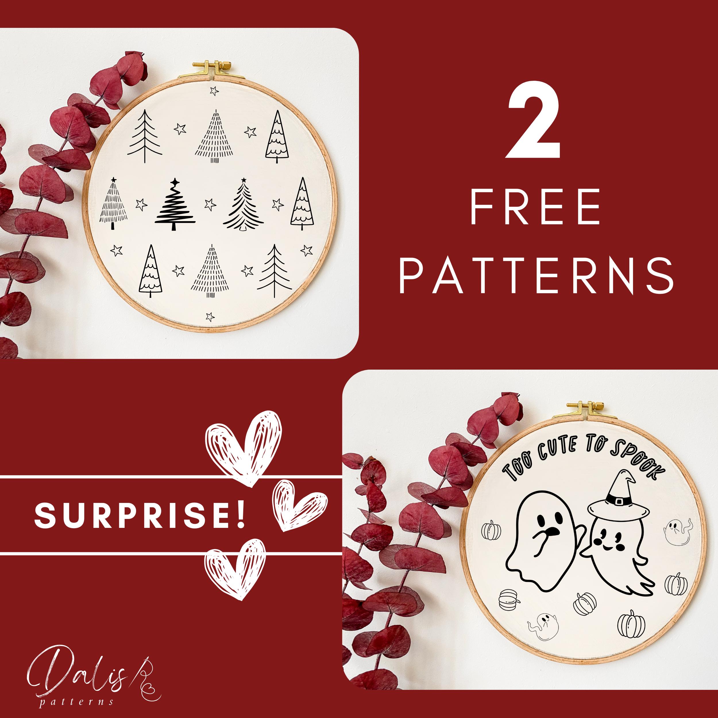 Bear Hand Embroidery PDF Pattern, Woodland Animal Embroidery Design ...