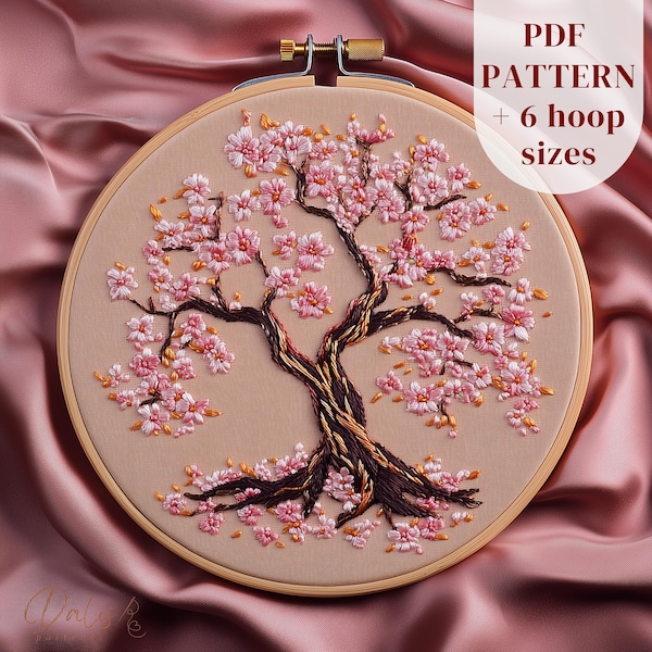 Sakura Embroidery - Etsy